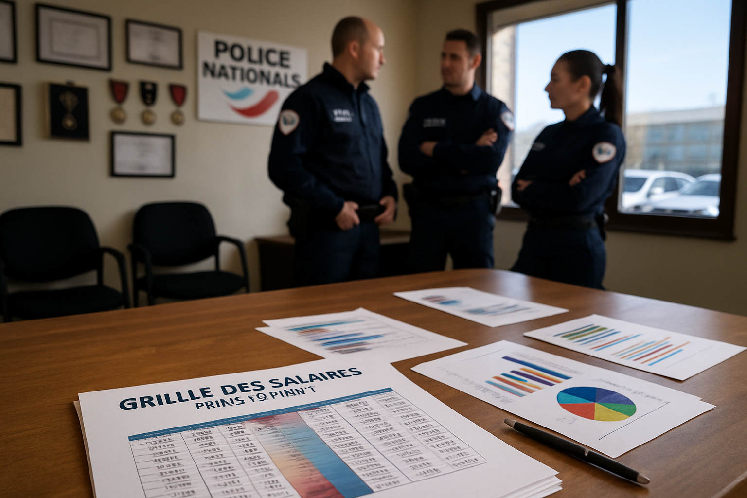 Décodage de la grille des salaires de la police nationale