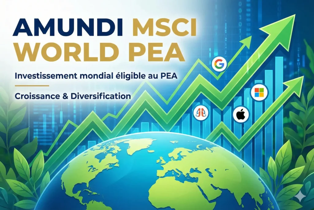 Amundi MSCI World PEA 2026 : ETF, frais et DCA